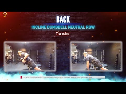 Back - Incline Dumbbell Neutral Row - YouTube
