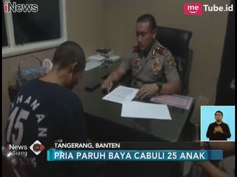 KEJI!! Babeh, Sodomi 25 Anak di Tangerang, Ditinggal Istri Kerja ke Malaysia - iNews Siang 05/01