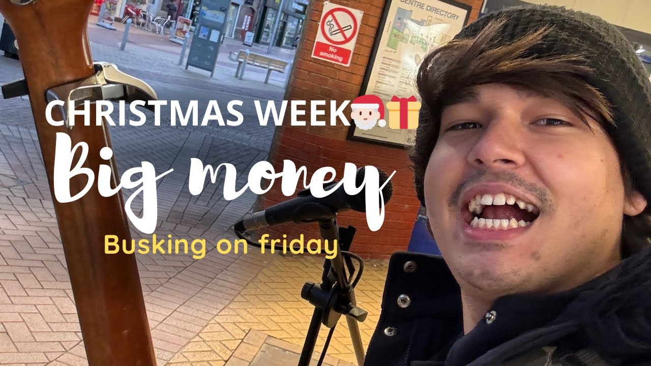 Good amount of money busking(busking vlog) - YouTube