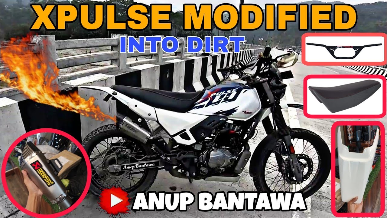 Xpulse 200 Modified into Dirt ️ Full details In Sikkim Akrapovic ...