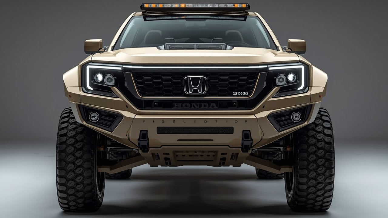 Honda’s Futuristic Off-Road Monster – 6x6 Adventure Machine - YouTube