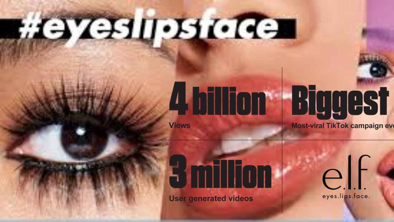 Elf Cosmetics "La campagna più influente su TikTok" 4B views+ 3M user ...