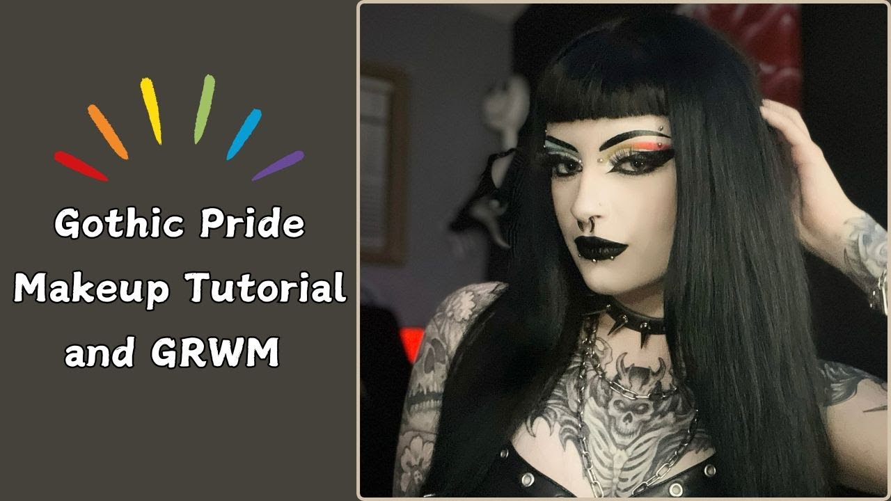 Chatty GRWM | Gothic Pride Makeup Tutorial - YouTube