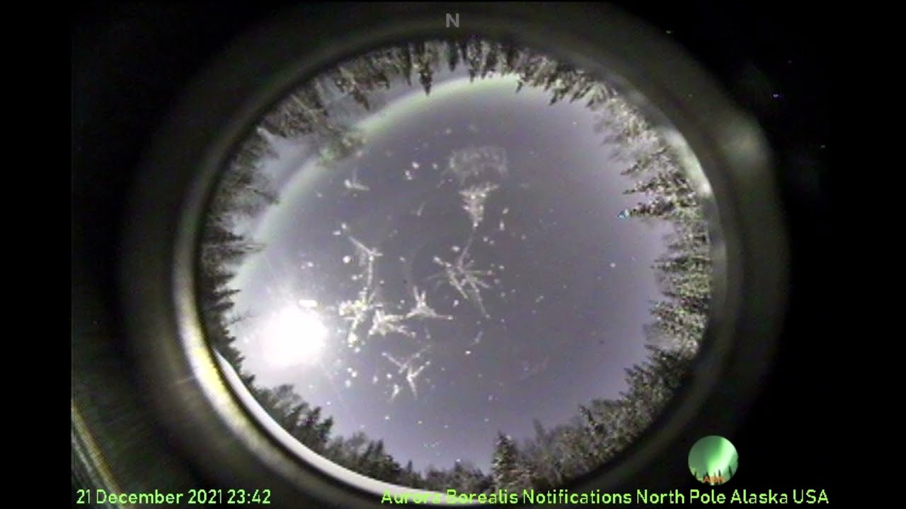 21/22 Dec 2021 aurora webcam - YouTube