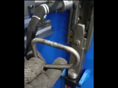 Automatic hook buckle Forming Plus Welding machine 1 - YouTube
