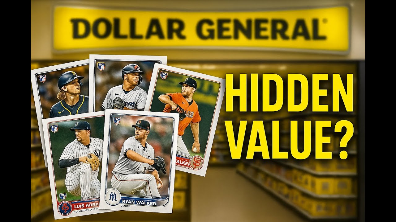 Dollar General Baseball Card Box SHOCKER! Way More Than Promised! - YouTube