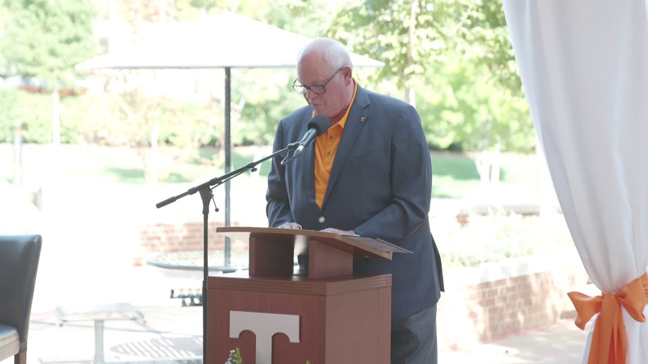 Doug Dickey Hall of Fame Plaza Dedication - YouTube