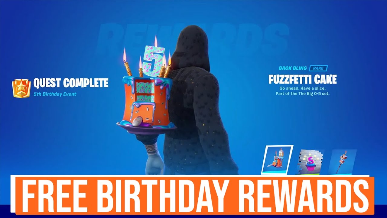 HOW TO GET THE FREE FORTNITE BIRTHDAY REWARDS! Limited Time Exclusive ...