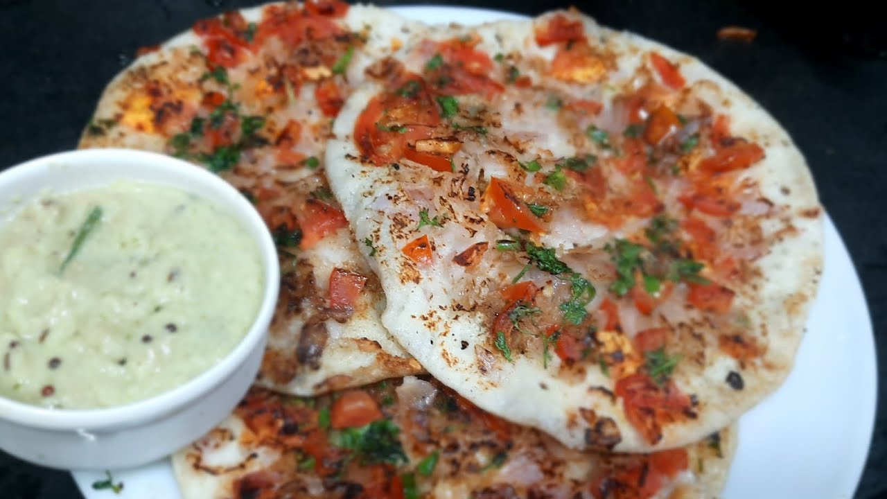 Uttappa dosa recipe| chatpata uttappa| uttappam - YouTube