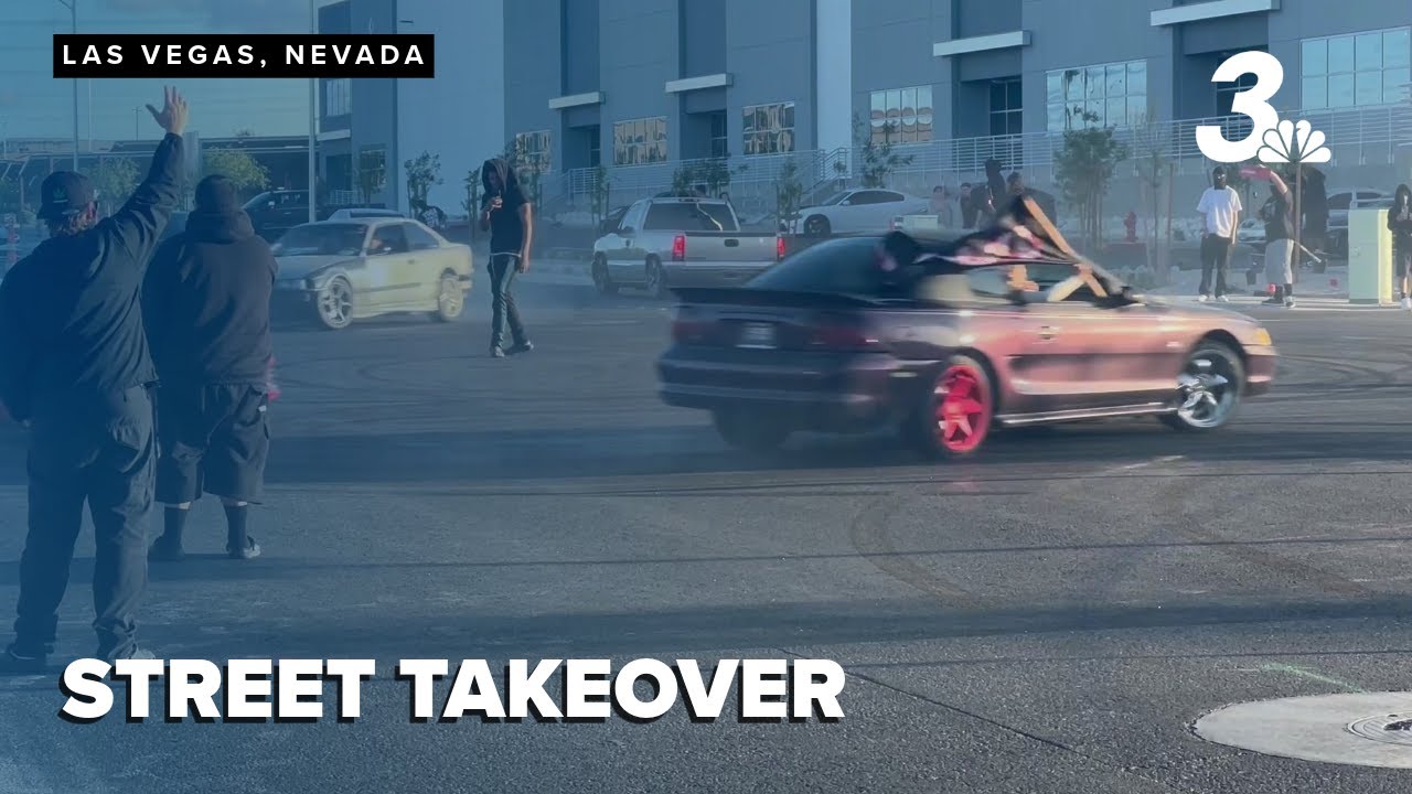 ONLY ON NEWS 3: Drivers doing a 'street takeover' in a local ...