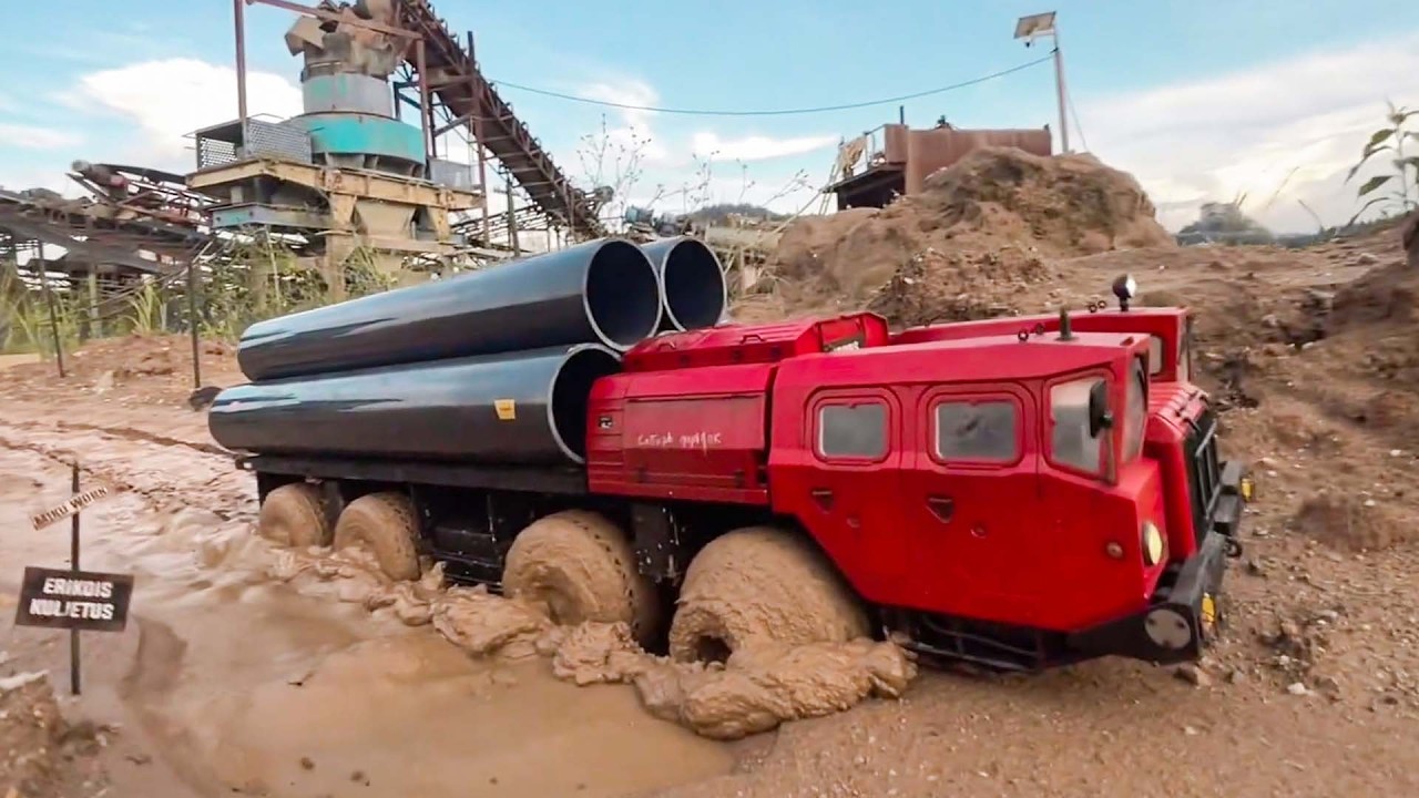 Cross RC CC8 8x8 – Extreme 1/12 Military Truck Crawler in Action - YouTube