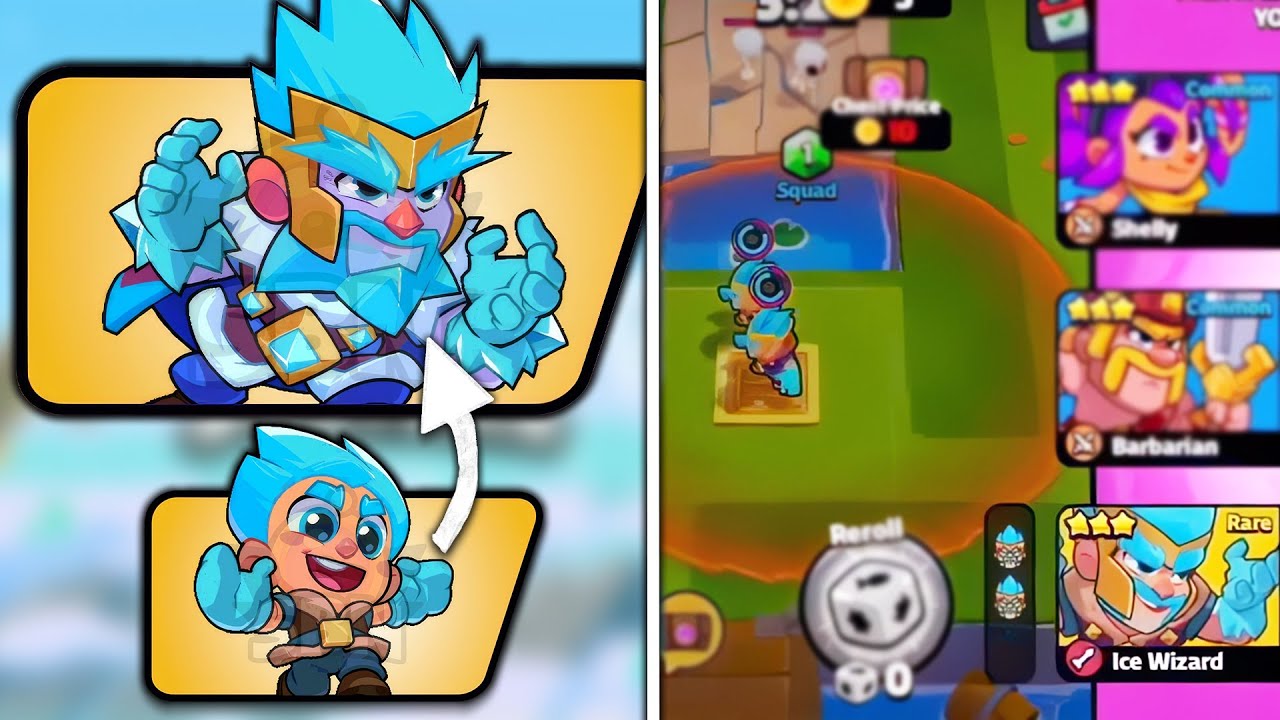 The ICE WIZARD is OP in Squad Busters - YouTube