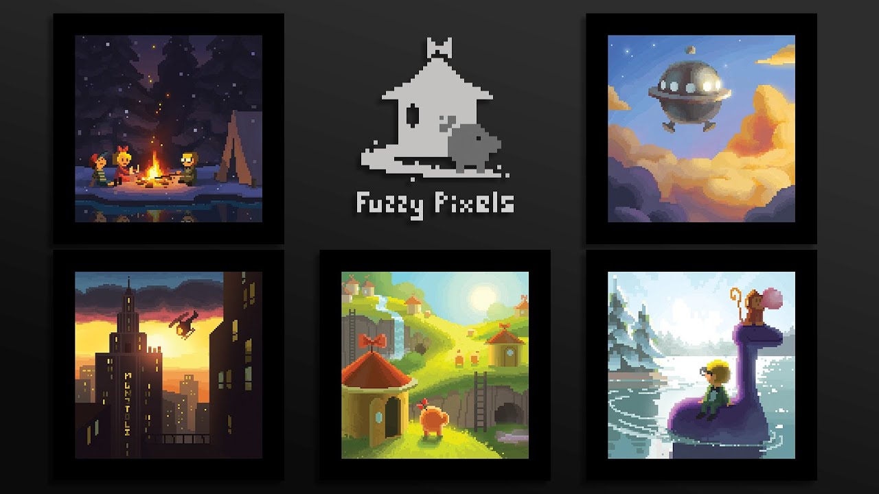 Fuzzy Pixels - YouTube