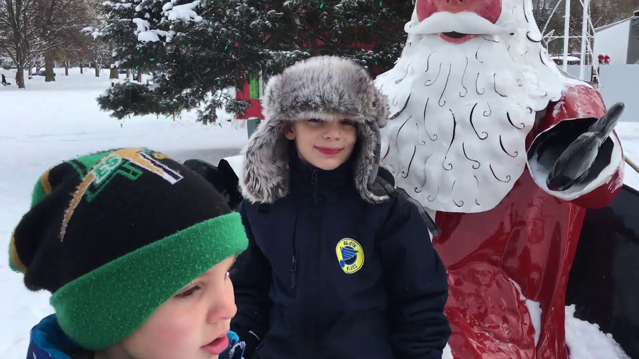 Victoria Park London Ontario Canada Ice Skating Rink - YouTube