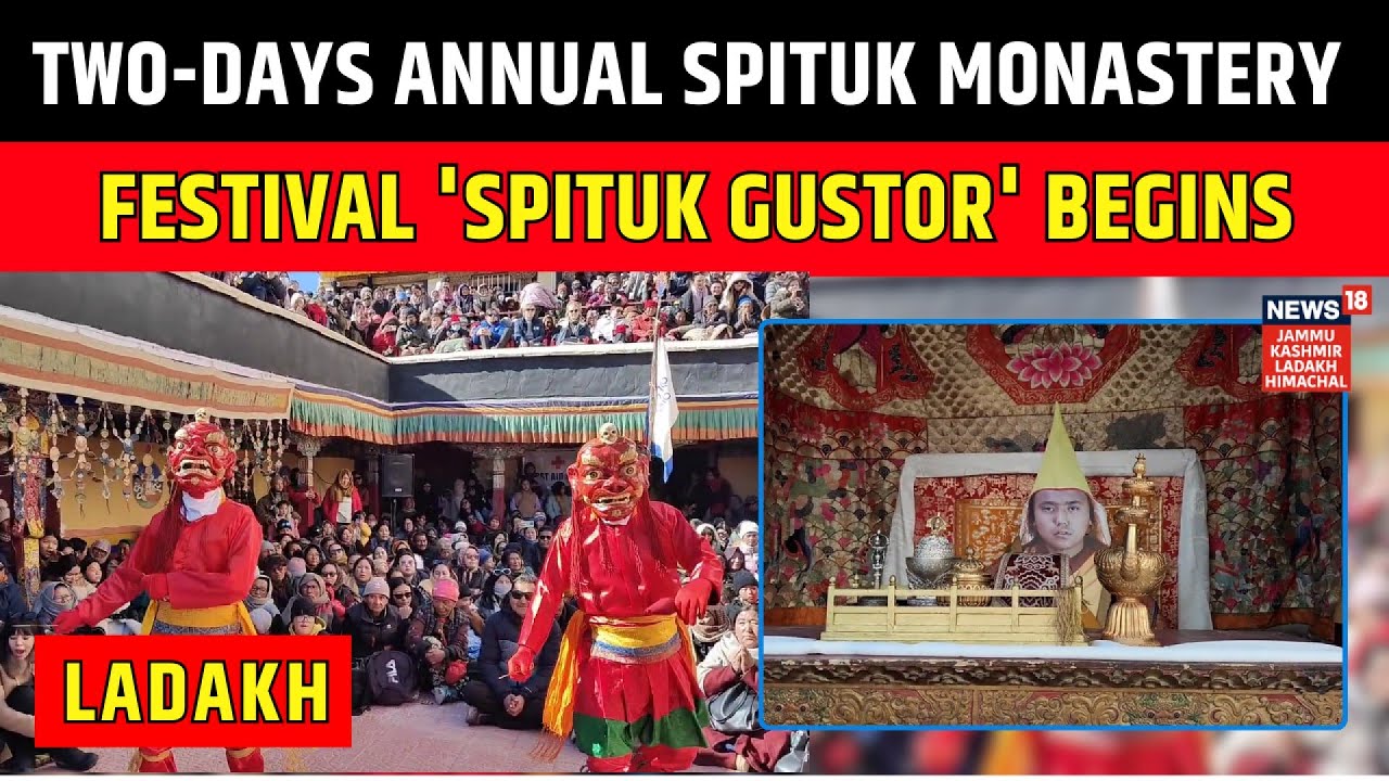 Ladakh | Two-days annual Spituk Monastery festival 'Spituk Gustor ...