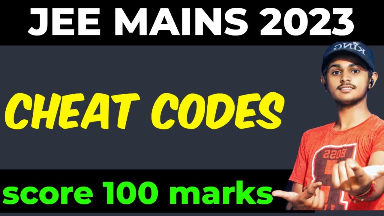 tricks and cheat codes for jee mains|how to crack jee main 2023|#jeemains2023 #jeemains #jee # ...