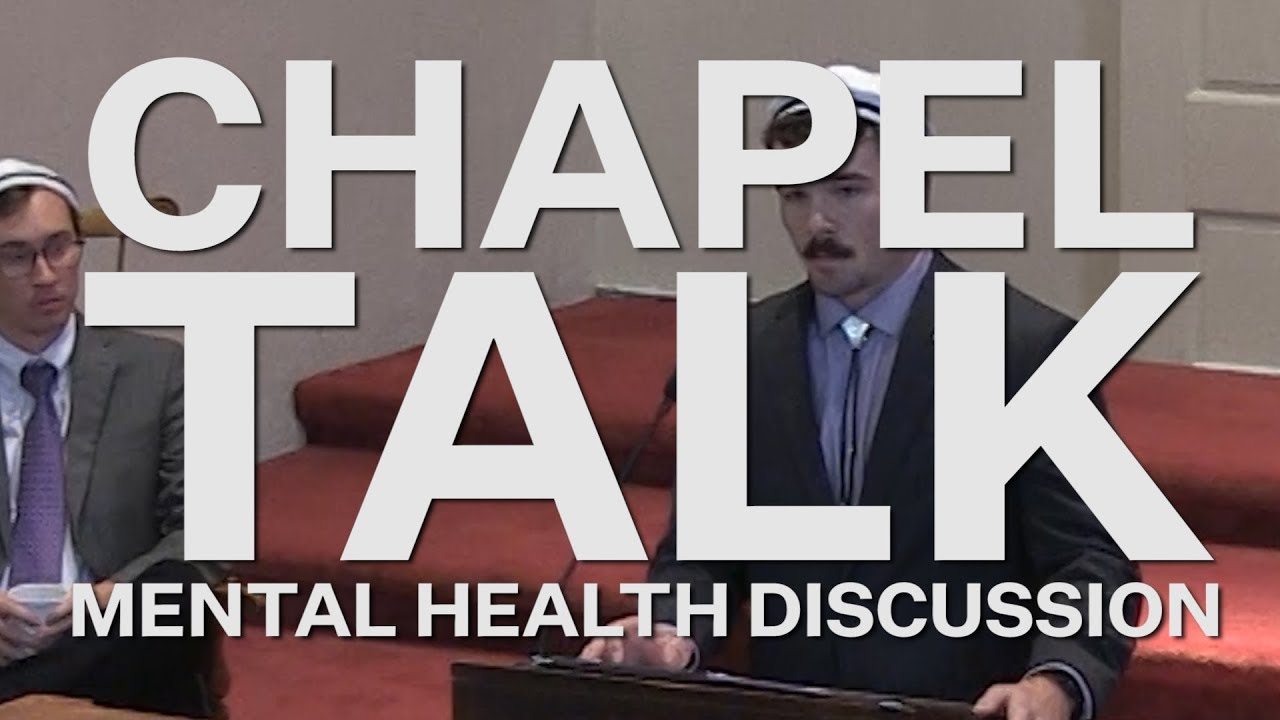 Chapel Talk at Wabash College: Mental Health Discussions (October 31 ...