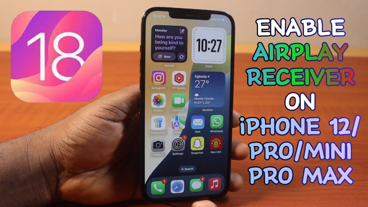 How to Enable AirPlay Receiver on iPhone 12/Pro/Mini/Pro Max on iOS 18 ...