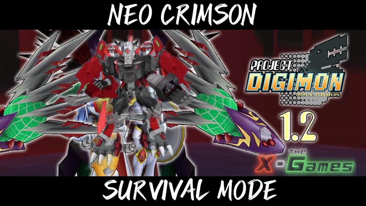 PROJECT DIGIMON 〗DAPETIN SKIN DATA NEO CRIMSON DI SURVIVAL MODE!! - YouTube