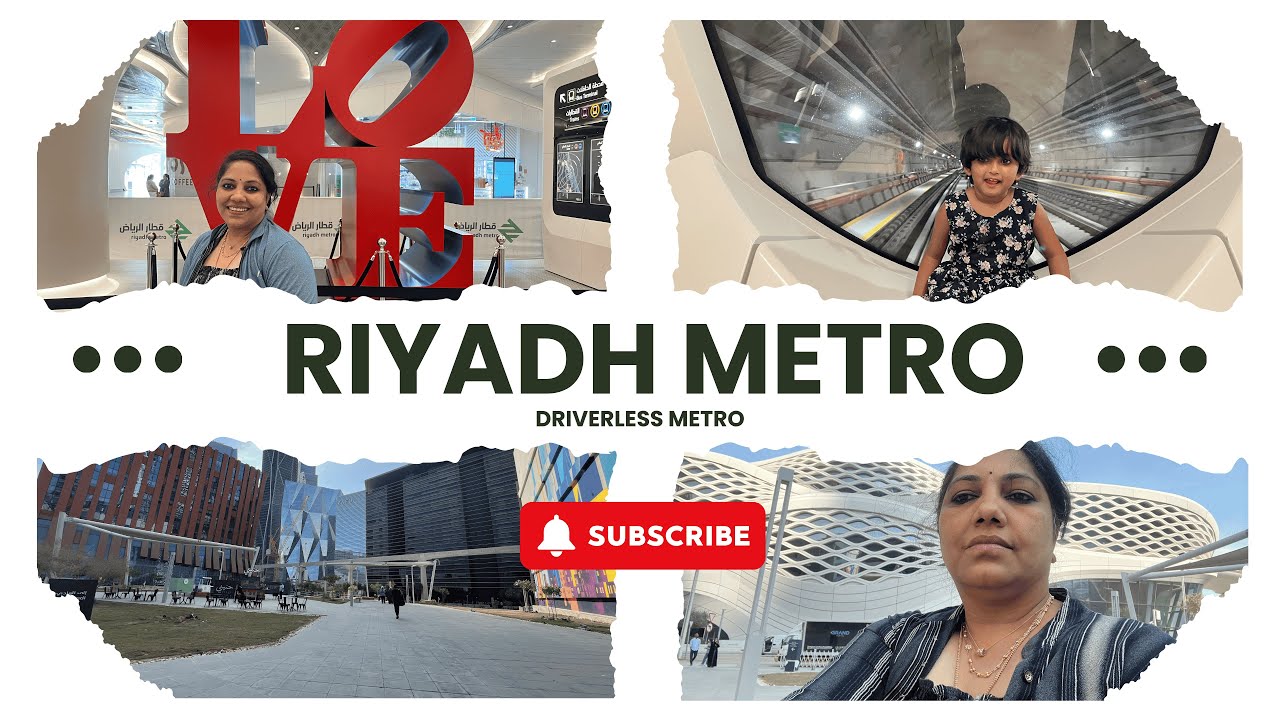 RIYADH METRO - DRIVERLESS TRAIN - ONE OF THE SAUDI ARABIA's PRESTIGIOUS ...