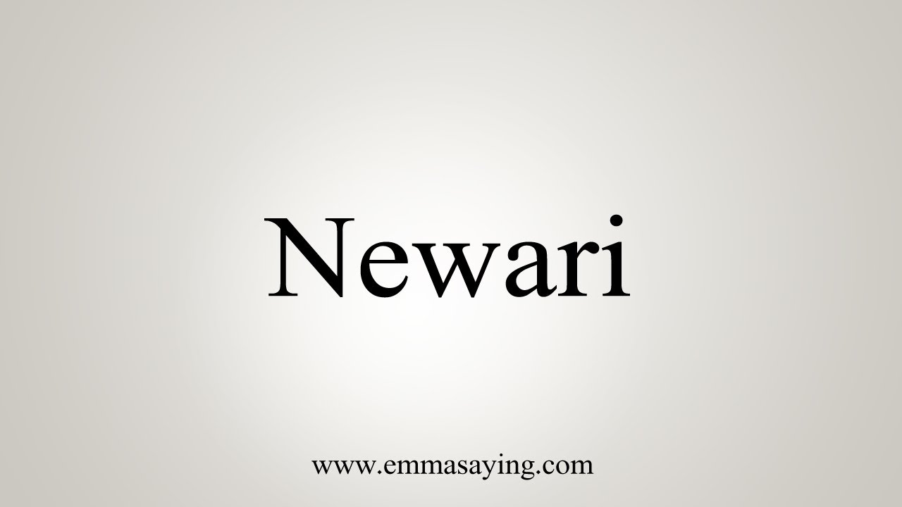 Newari Language Dictionary