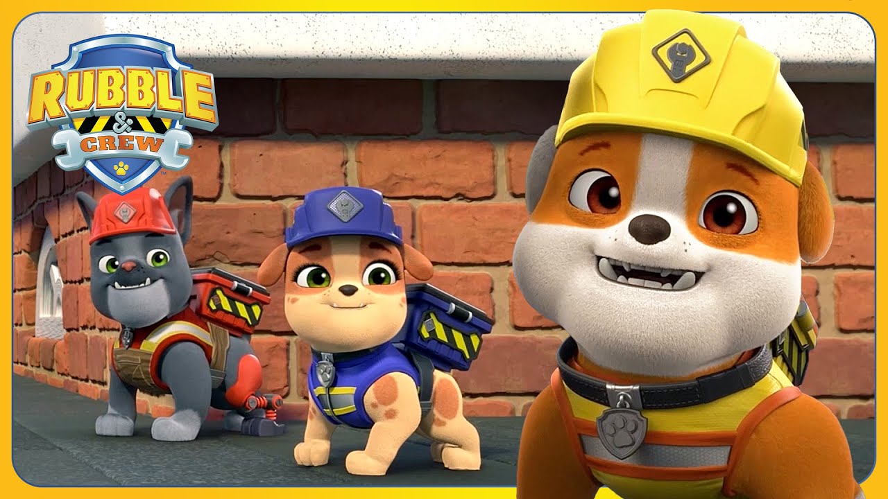 Rubble Fixes the City Hall Roof and MORE | Rubble and Crew | Cartoons ...