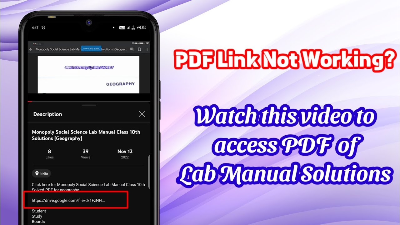 Lab Manual Solution PDF Link Not Working? || Here is the solution - YouTube