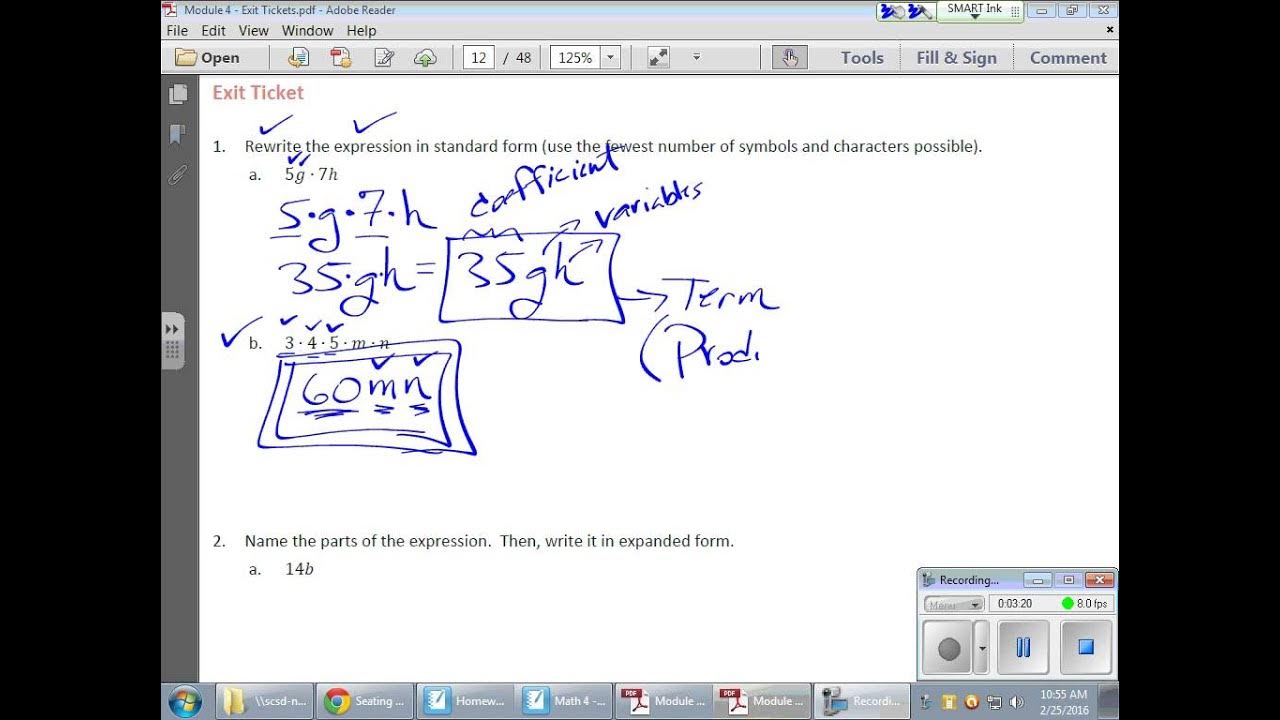 Grade 6 Module 4 Lesson 10 - YouTube