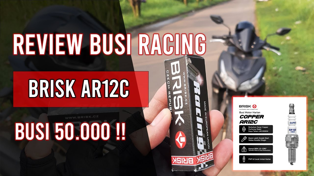 REVIEW BUSI COOPER BRISK AR12C - AEROX 155 CONNECTED - YouTube