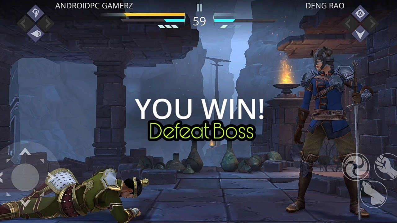 Shadow Fight 3 RPG Fighting Defeating First Boss Brutally Round 4 Easy ...
