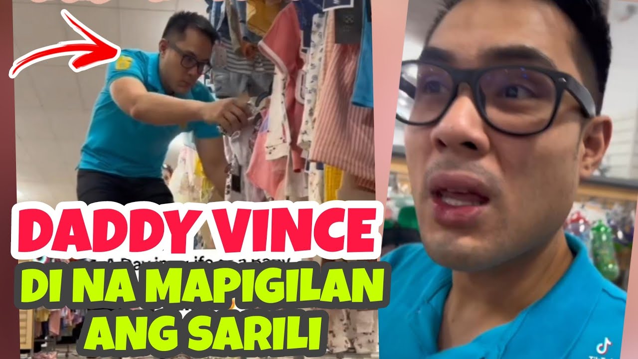 TEAM TARAH UPDATE.. GRABE SI DADDY VINCE DI NA NYA MAPIGILAN SARILI NYA ...