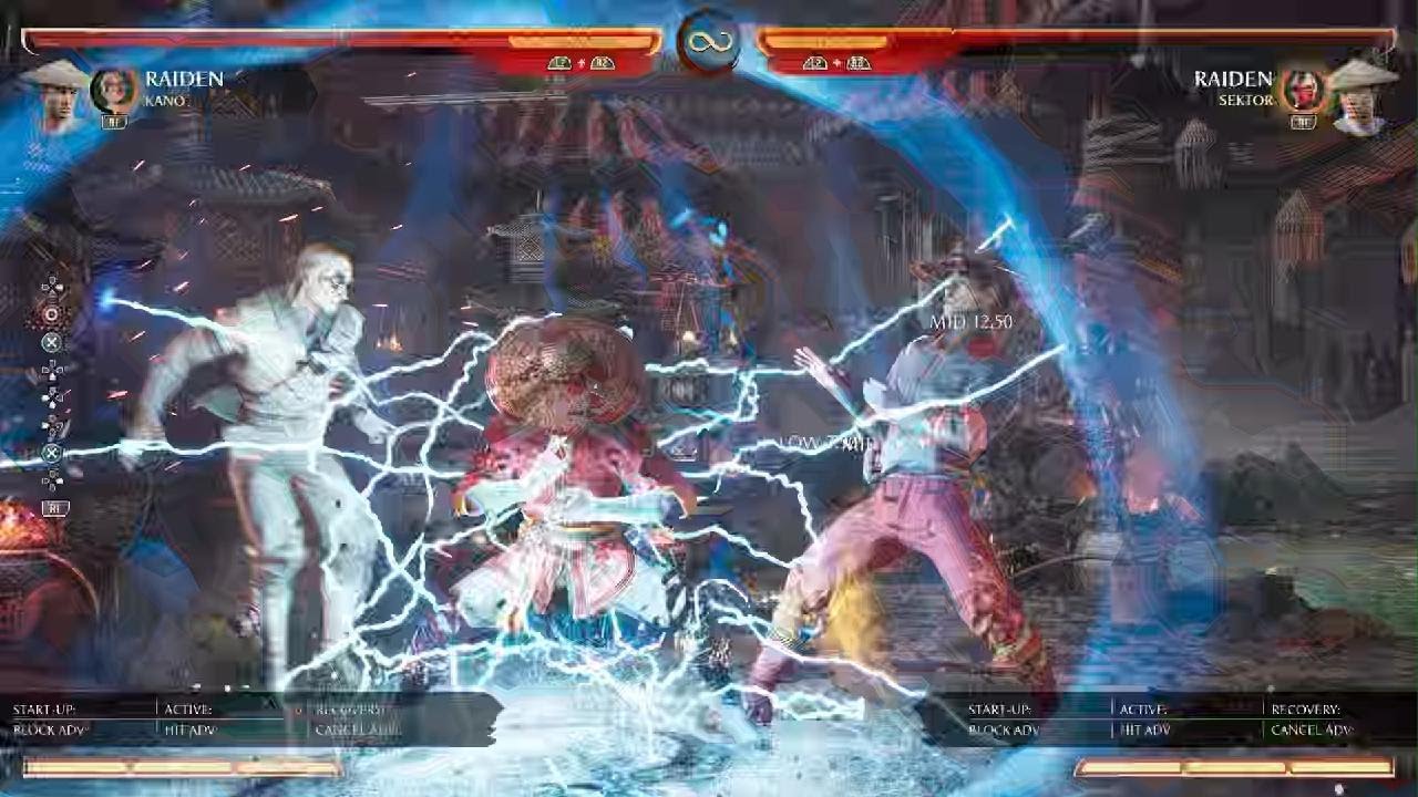 Mortal Kombat 1 Raiden Kano Armor Reversal Punish - YouTube