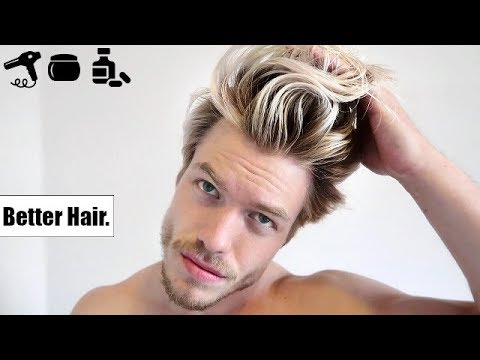4 Male Model SECRETS to IMMEDIATELY Have BETTER HAIR - YouTube