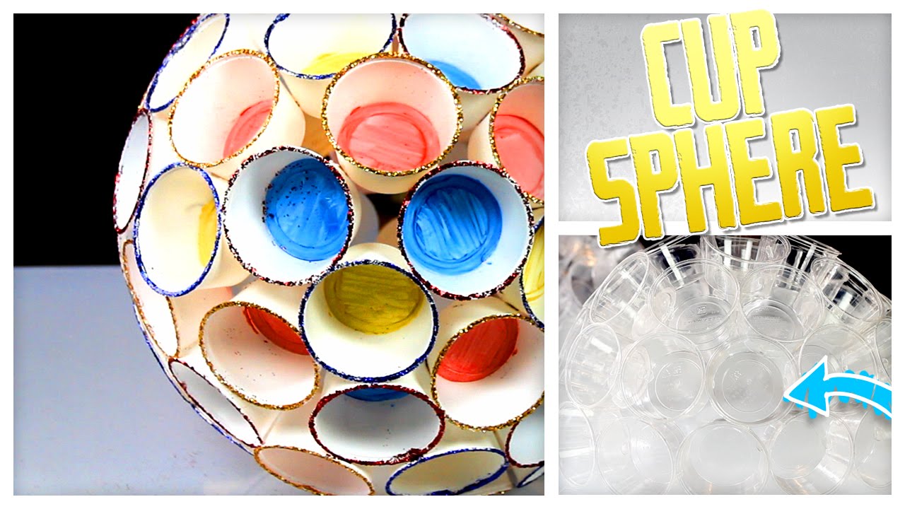 DIY Decorative Cup Sphere - Do It, Gurl - YouTube