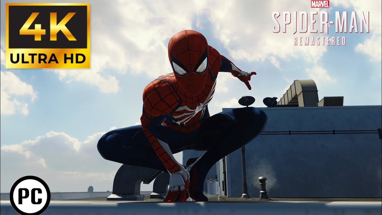 Spider man remastered:- Advance suit free roman gameplay - YouTube