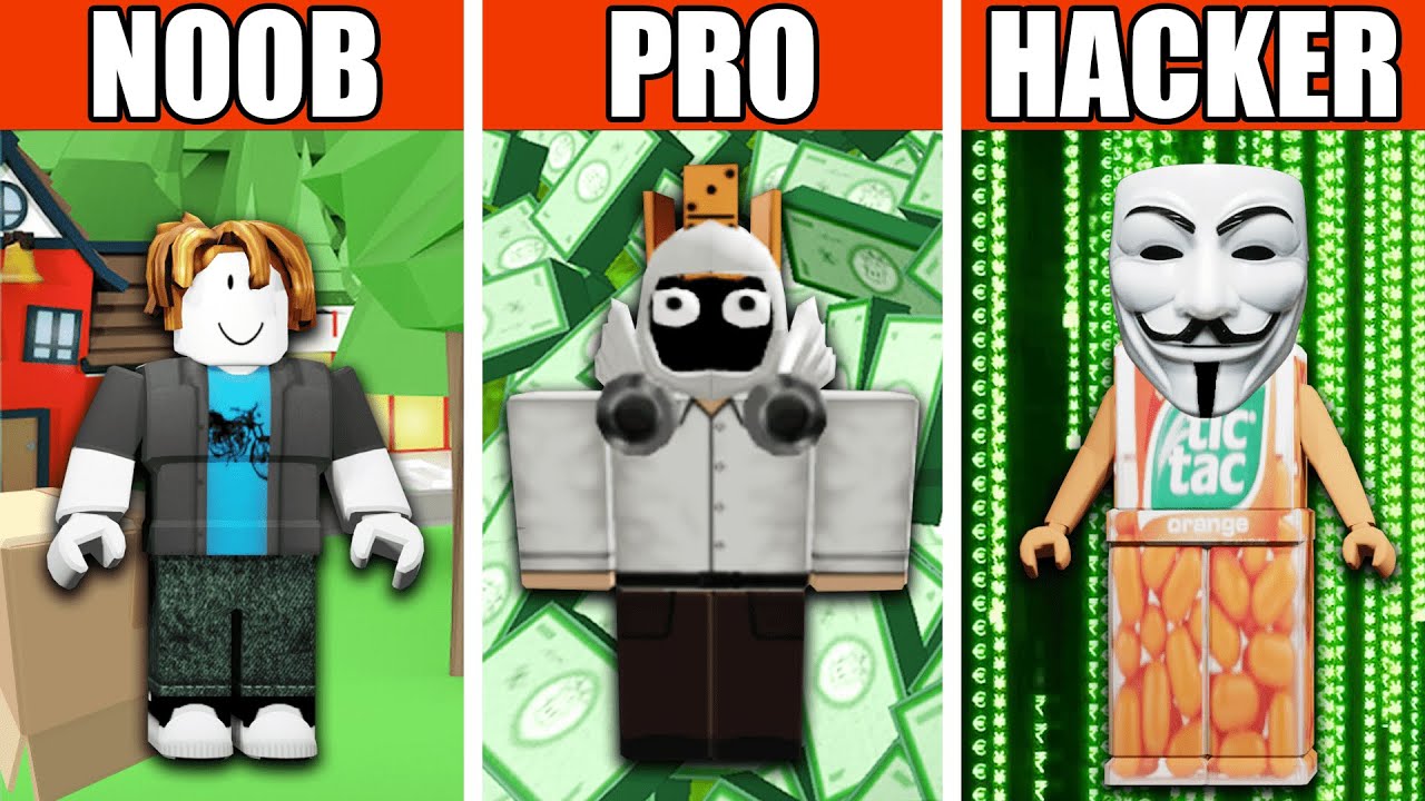 NOOB vs PRO vs HACKER in ROBLOX VR Hands - YouTube