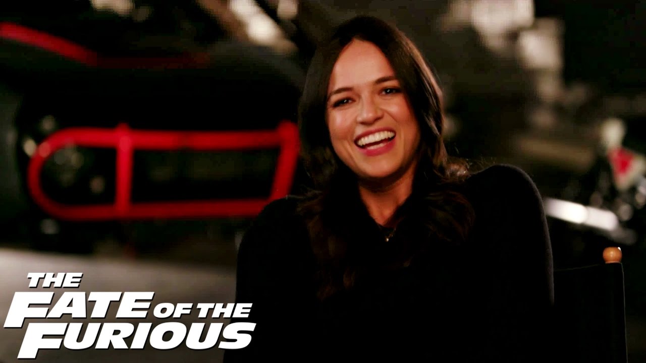 Michelle Rodriguez Interview: The Fate of the Furious - YouTube