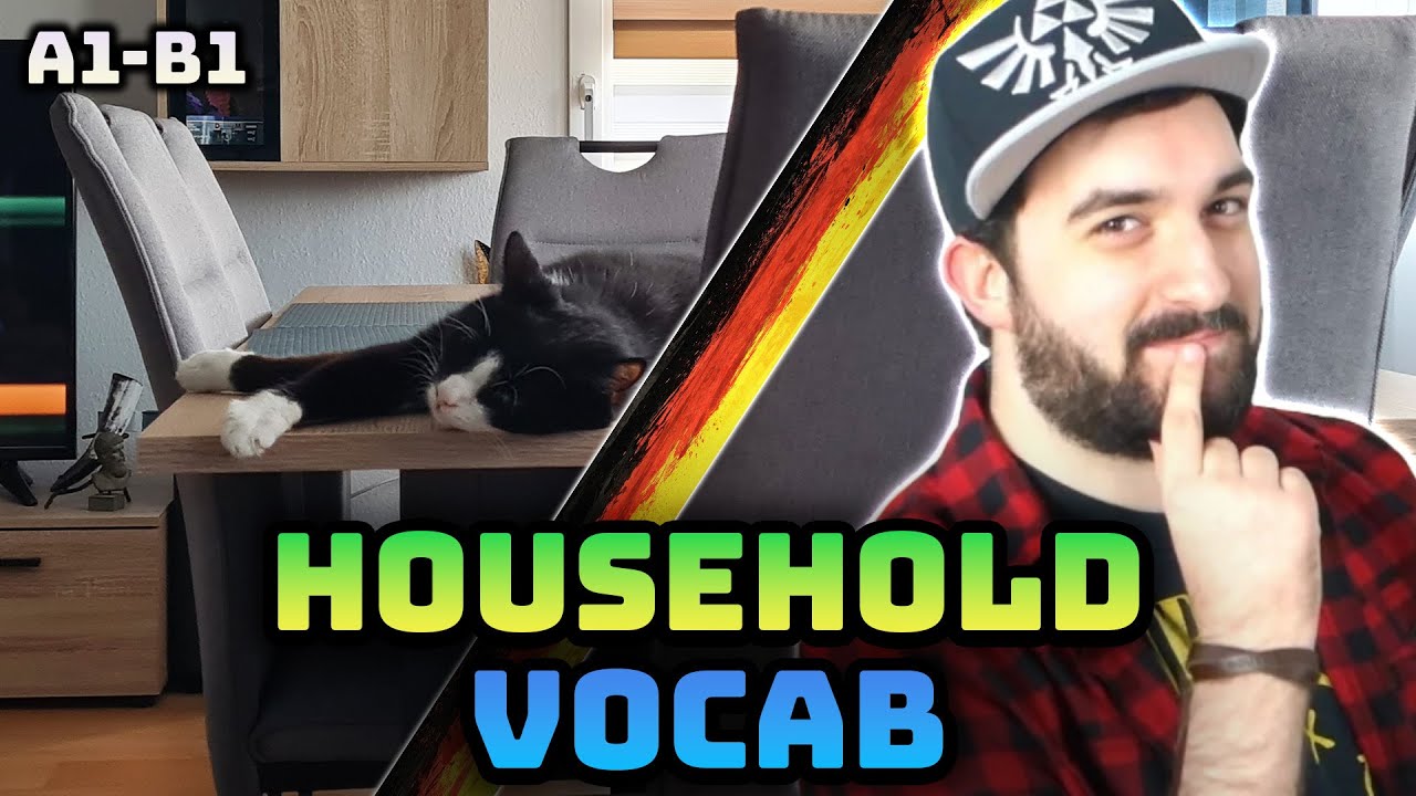 GERMAN HOUSEHOLD VOCABULARY! 🏠 Essential Words for Beginners - YouTube