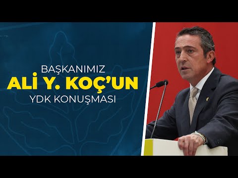 Başkanımız Ali Y. Koç'un Yüksek Divan Kurulu Konuşması