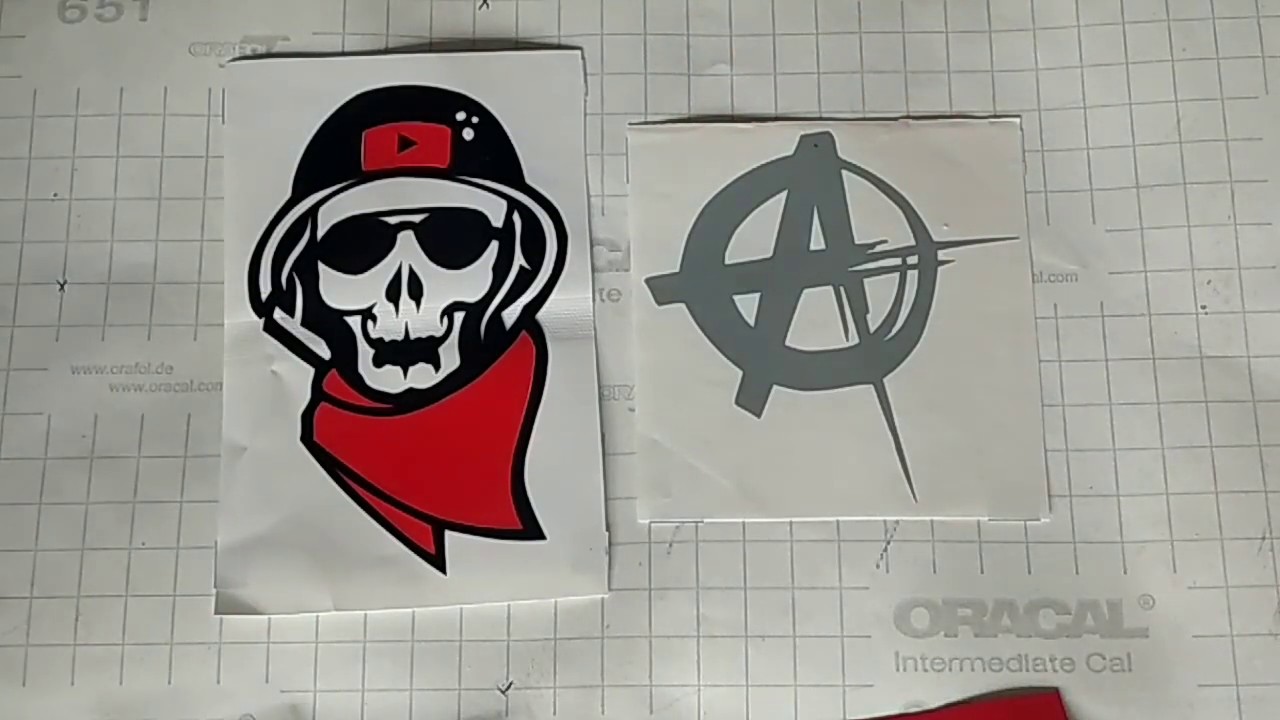 cara buat cutting sticker manual | transfer warna - YouTube