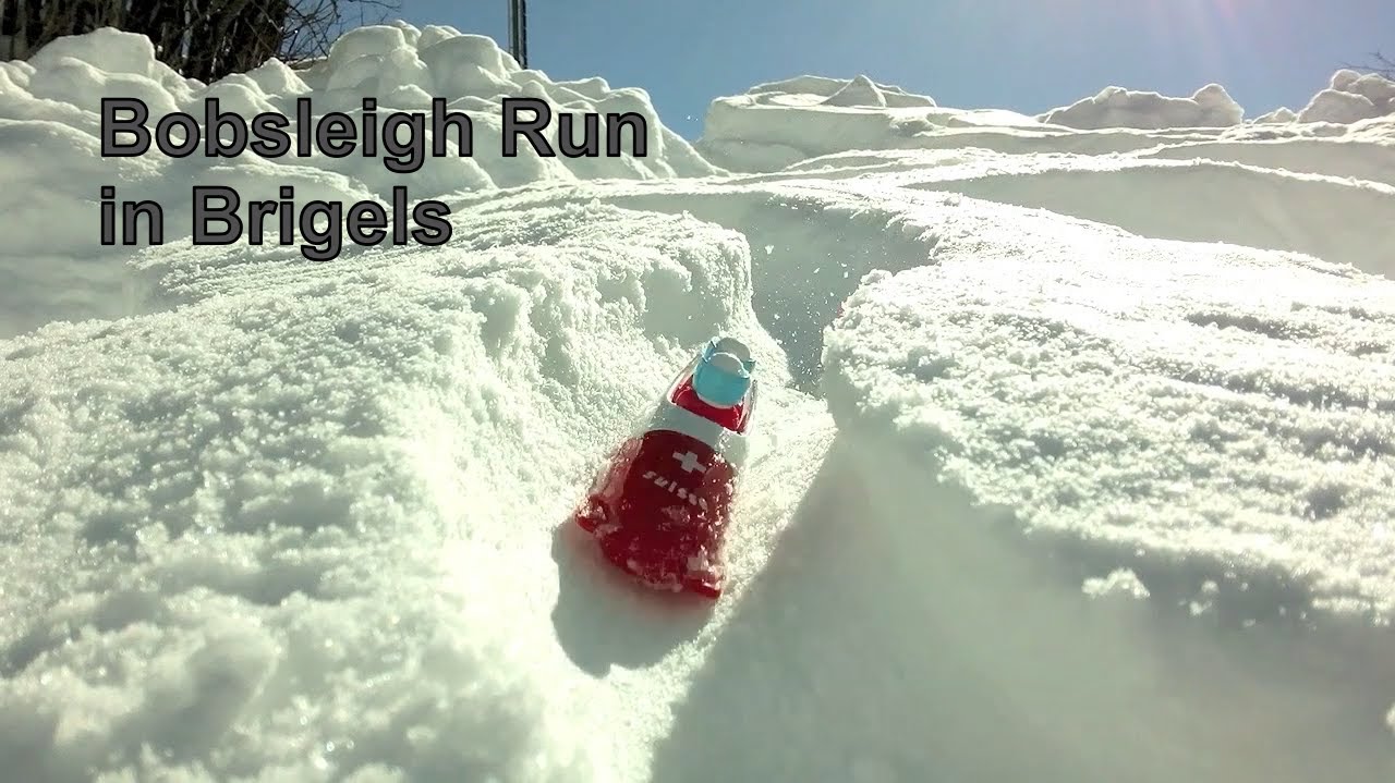 Mini Bobsleigh Run In Brigels - YouTube