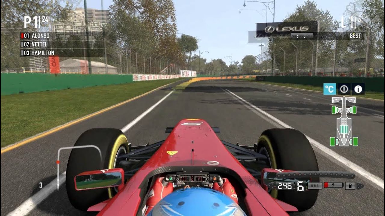 F1 2011 Gameplay - Melbourne [PC, HD] - YouTube