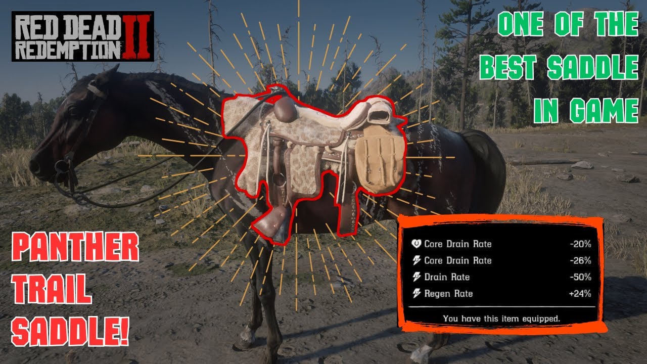 🔥 How to Get the Panther Trail Saddle in Red Dead Redemption 2 | Best ...