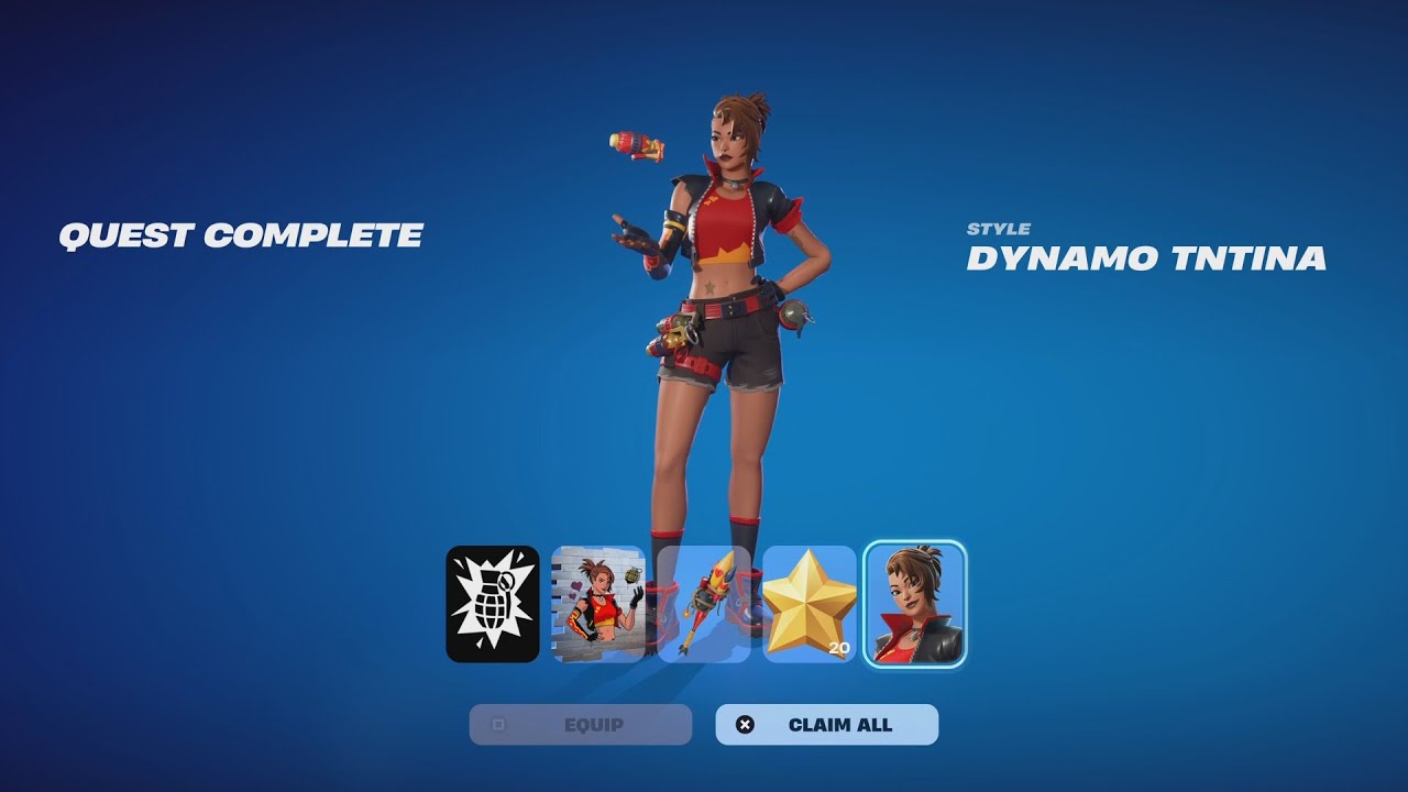 Unlock NOW 💥Dynamo TnTina💥 BATTLE PASS Skin In Fortnite, Here's How ...