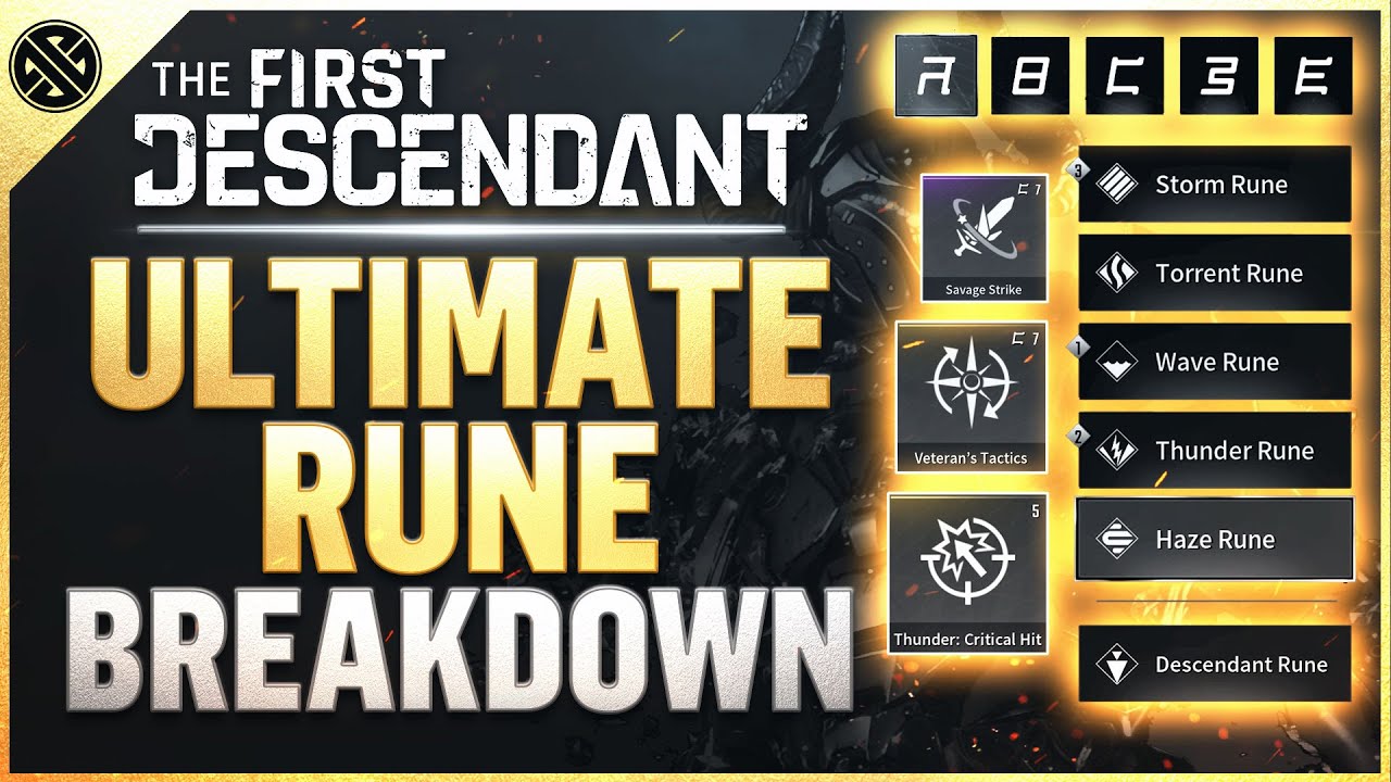 The First Descendant - The Ultimate Rune System Guide | Everything You NEED to Know - YouTube