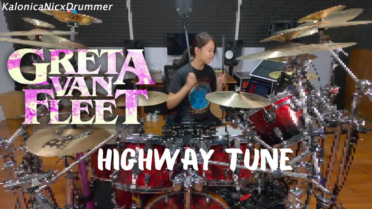 Highway Tune - Greta Van Fleet | Drum cover by Kalonica Nicx - YouTube