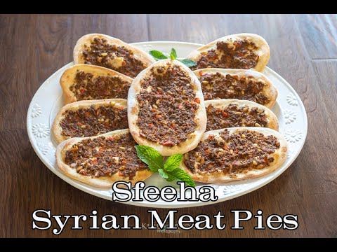 Sfeeha Recipe - Syrian Meat Pies - YouTube
