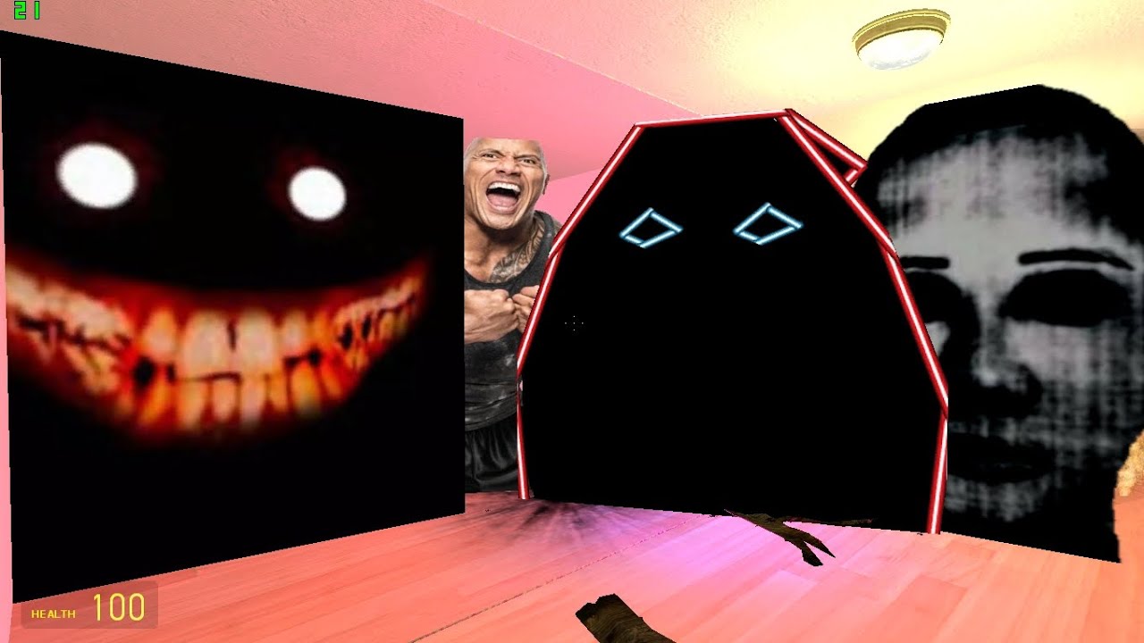 Angry MUNCI Family, The Rock, Smiler, Selene Delgado Nextbot Gmod - YouTube