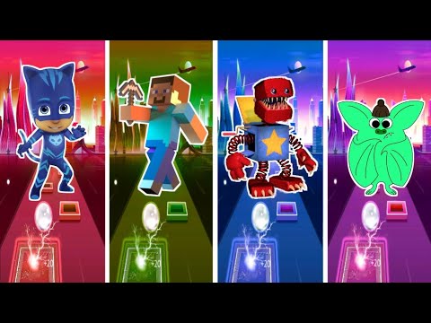 Pj_Mask_Catboy 🆚 Minecraft 🆚 Boxy_Boo 🆚 Nighty_Boo.💥 WHO WILL WIN 💥 ...