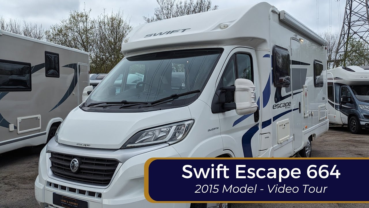 Swift Escape 664 | 4 Berth Motorhome UK | 2015 Model Video Tour 4K ...